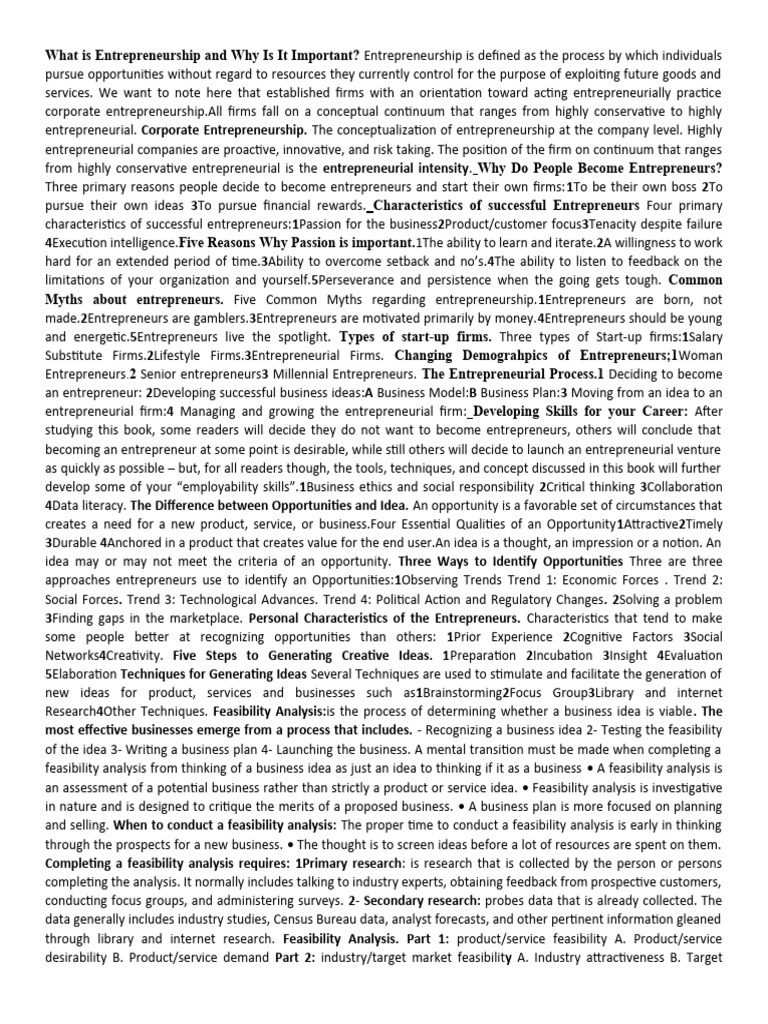 Entrepreneurship Download Free Pdf Entrepreneurship Business Plan