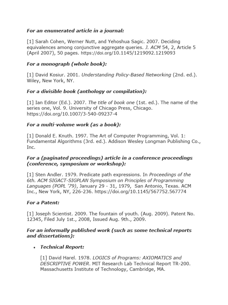 Acm For RRL | PDF | Association For Computing Machinery | Computer Science