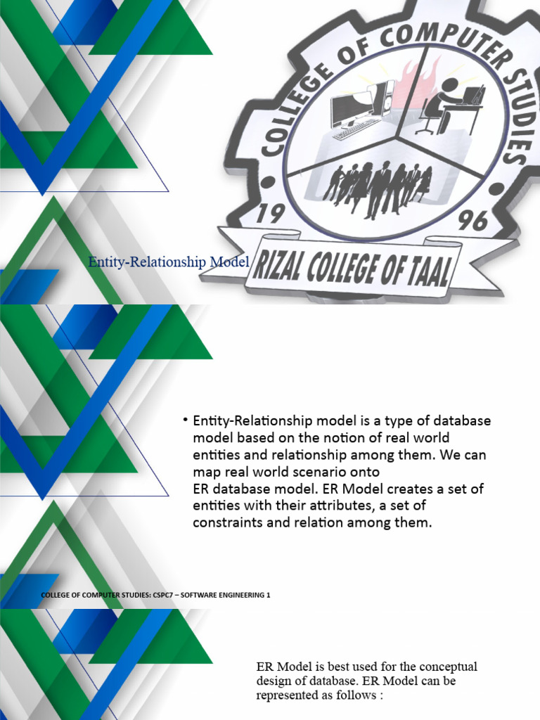 Entity-Relationship-Model | PDF | Conceptual Model | Databases