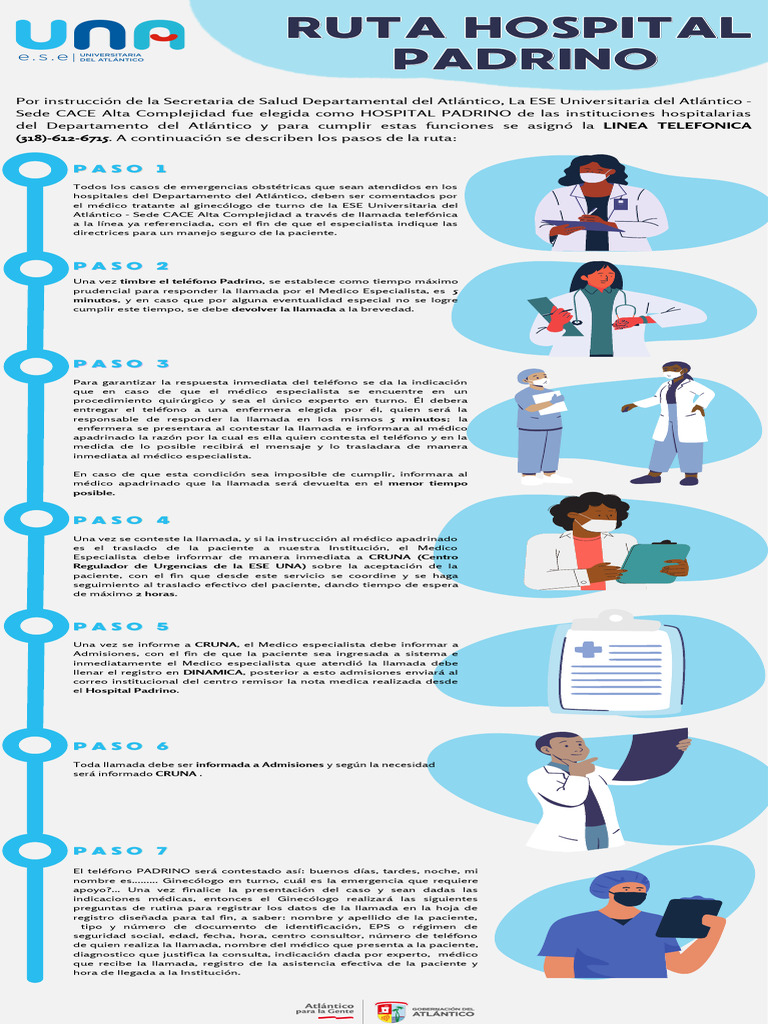 Ruta Hospital Padrino | Descargar gratis PDF | Hospital | Medicina