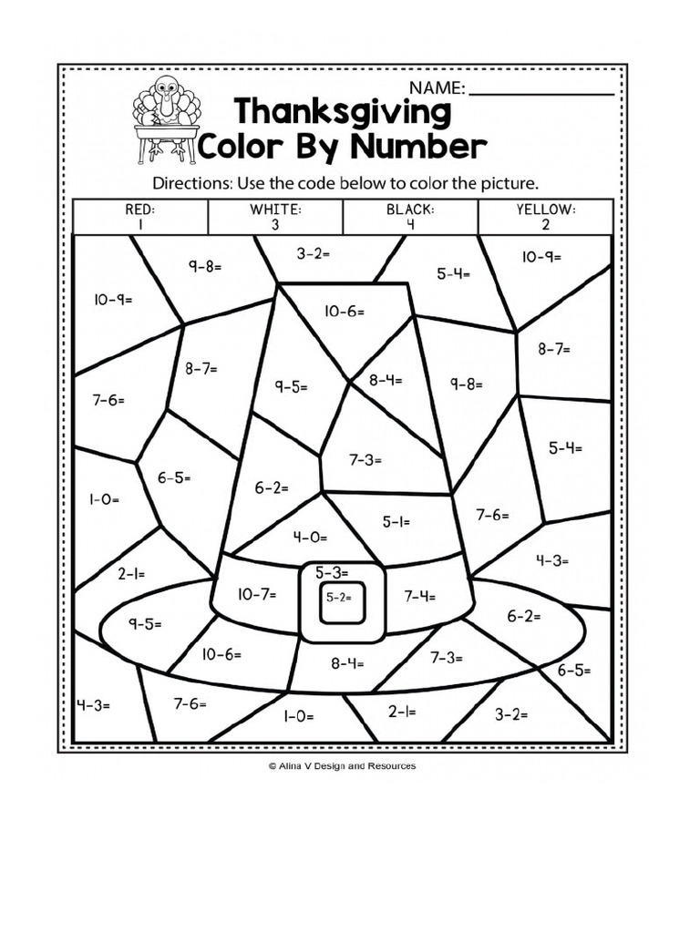 Color by Number Practice Two | PDF