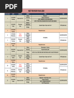 Study Timetable for Class 11 | PDF