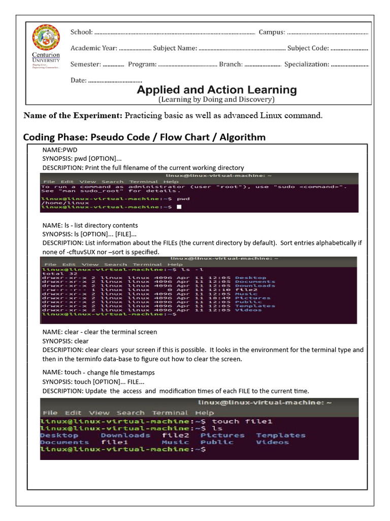 OS - EXP2 For All | PDF | Computer File | Filename