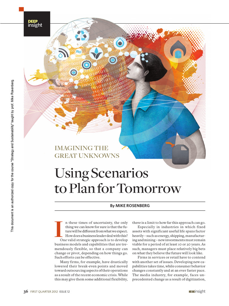 Scenario Planning for Business Leaders | PDF | Scenario Planning ...