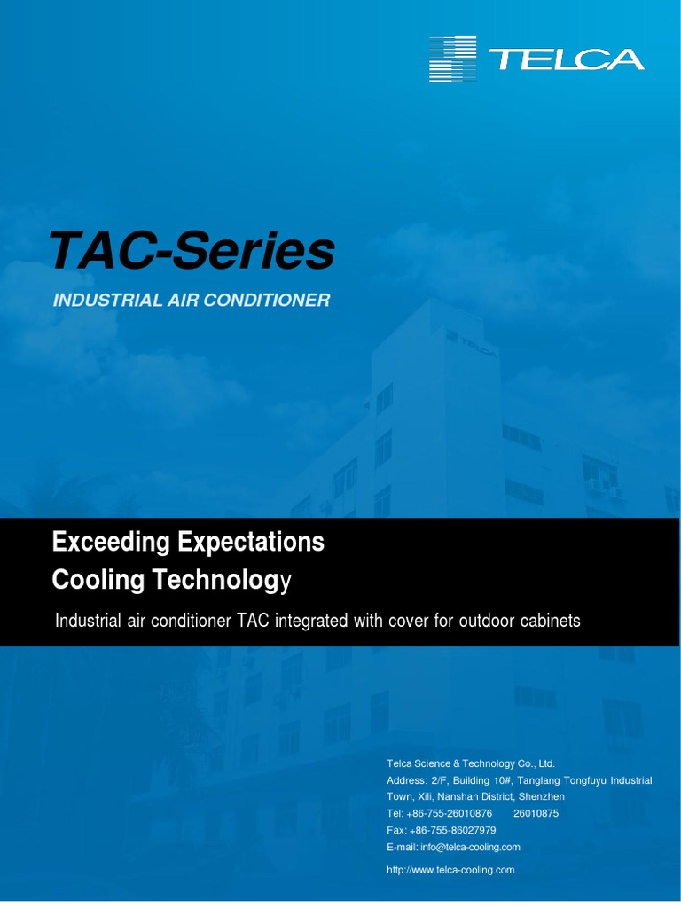 Telca TAC - 12D-02B | PDF | Air Conditioning | Power (Physics)