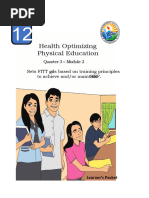 Pe 12 Module 1 | PDF | Physical Fitness | Aerobic Exercise