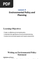 Environmental Policy Template | PDF | Environmental Policy | Employment