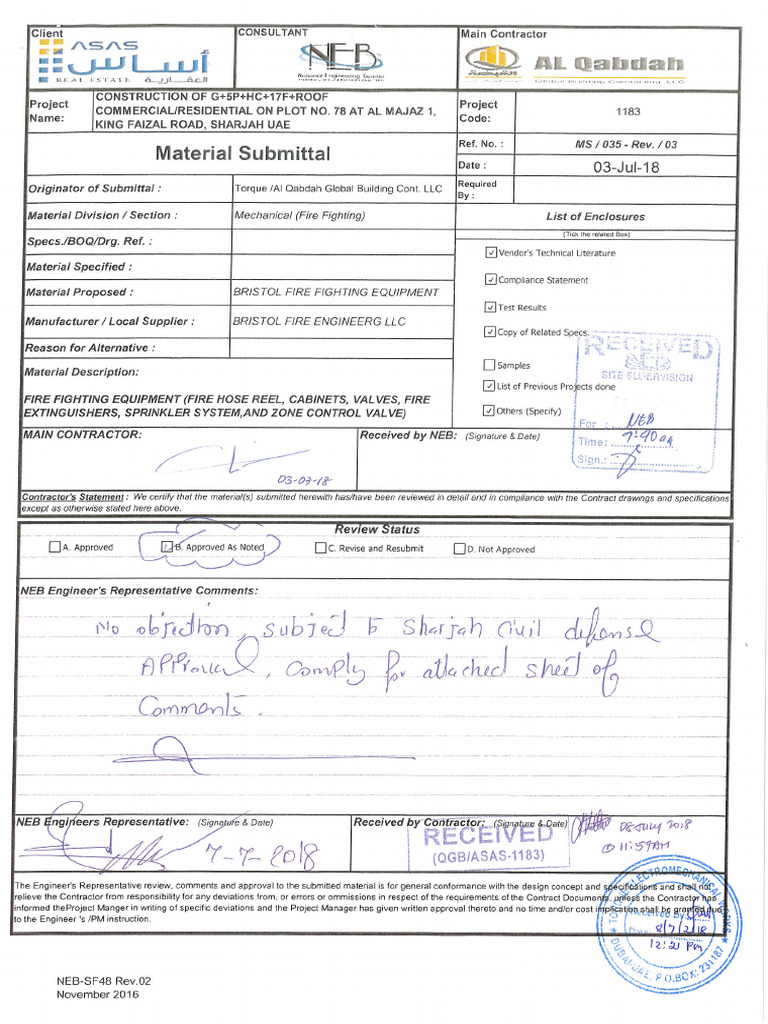 MS 035, Rev.03 SPRK B | PDF | Bronze | Fire Sprinkler System