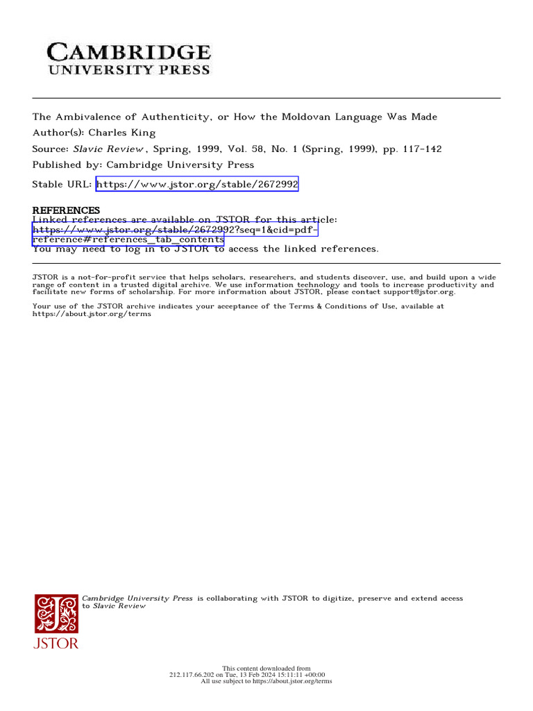 Moldovan Language and Identity Politics | PDF | Moldova | Romania