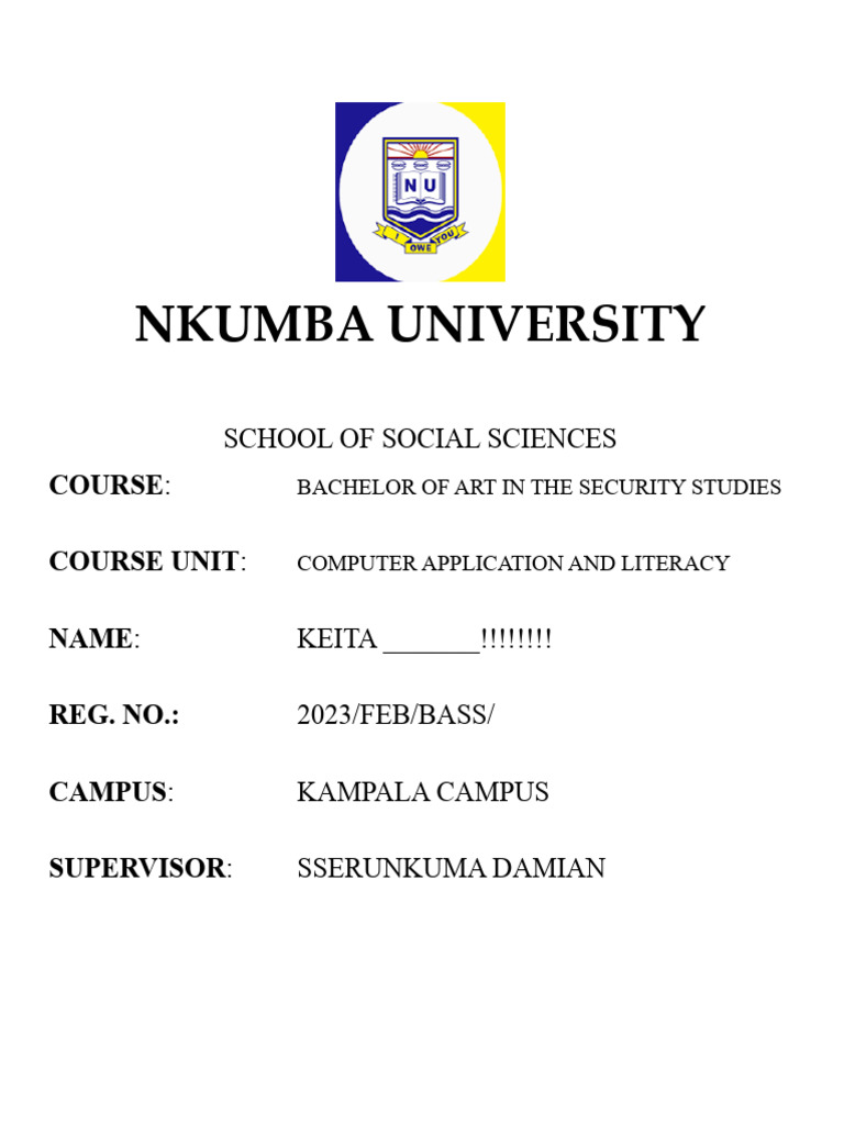 nkumba university | PDF