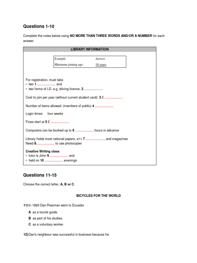 IELTS Reviewer - International English Language Testing System | PDF