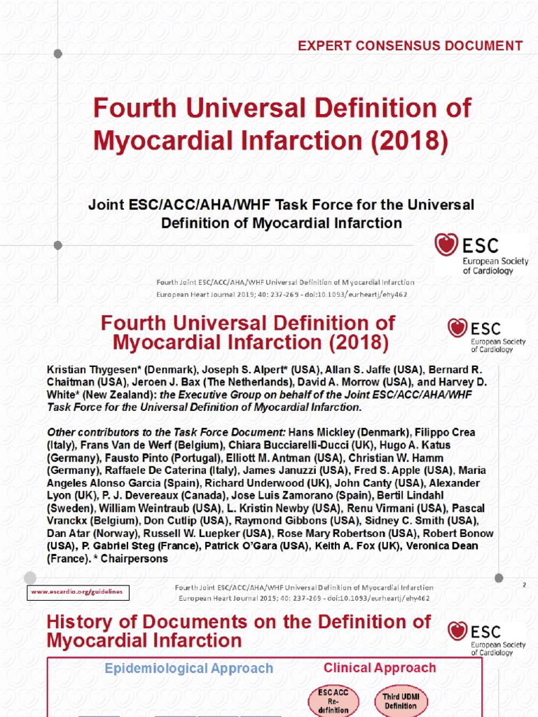 4th Universal Definition of Myocardial Infarction | PDF