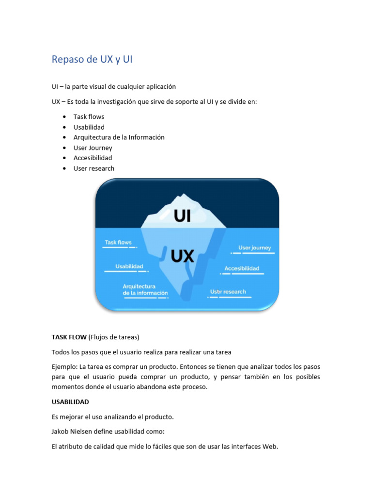 Guía de UX y UI | PDF | Usabilidad | Informática