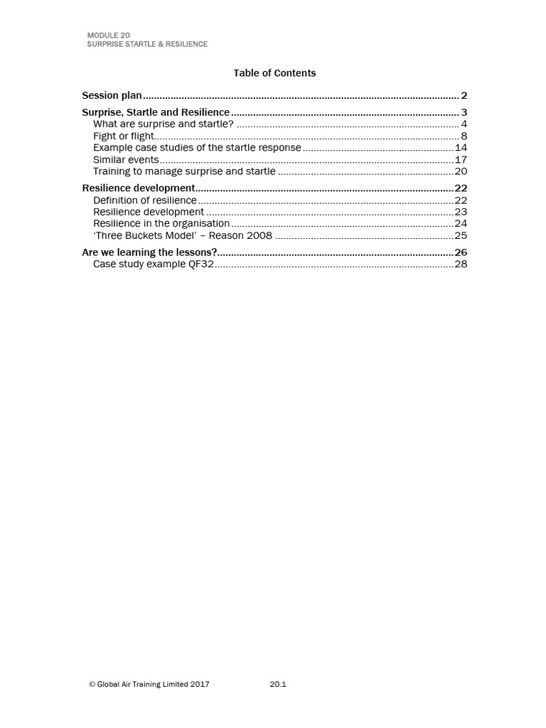 Managing Startle in Aviation Training | PDF | Aviation | Aircraft