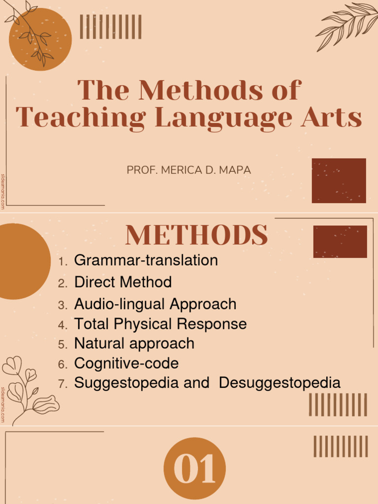 Methods of Teaching Language Arts | PDF | Second Language | Language ...