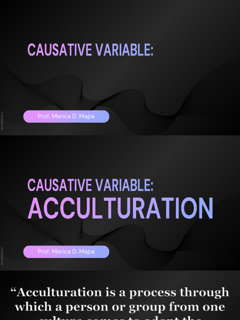 Acculturation - The Causative Variables in Second Language Acquisition ...