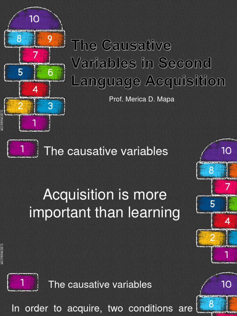 The Causative Variables in Second Language Acquisition | PDF | English ...