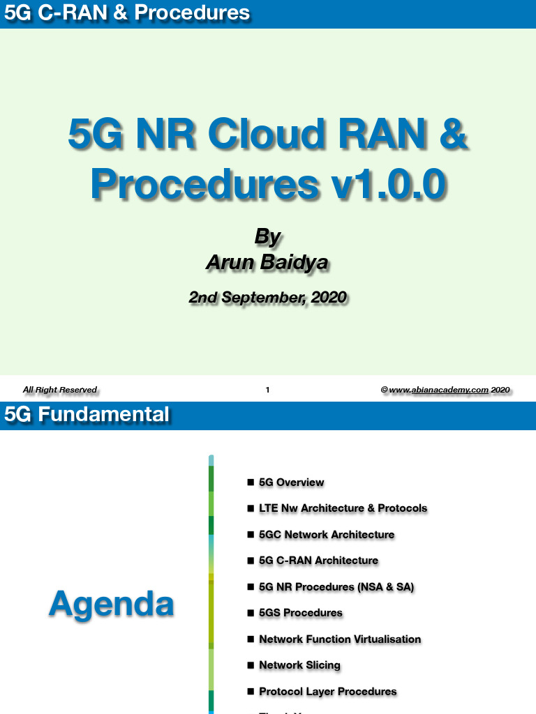 5G Cloud RAN Architecture-unlocked | PDF | Internet Protocols | Software Defined Radio
