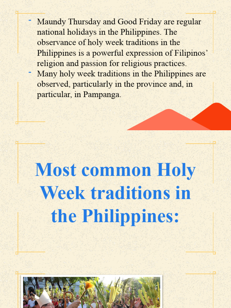 Holy Week | PDF | April Observances | Christian Worship And Liturgy