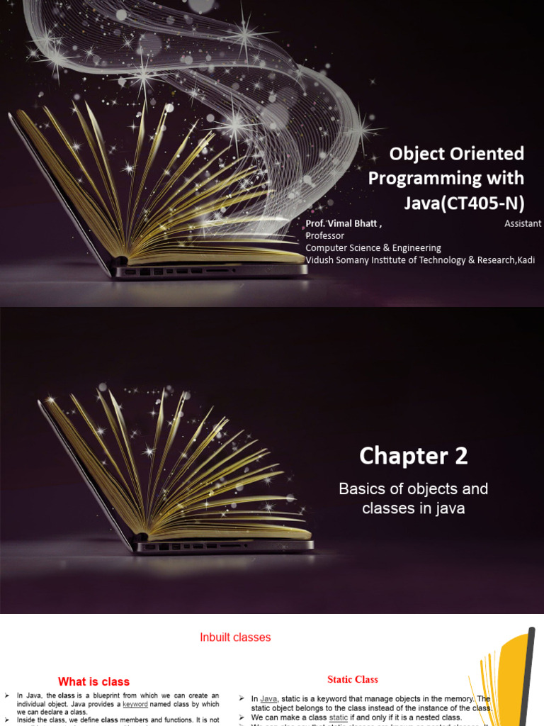 OOPJ-2 .1E-Learning PowerPoint Templates | PDF | Class (Computer ...