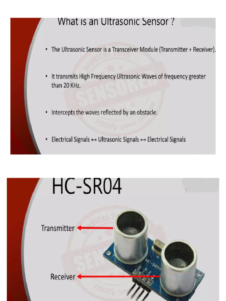 Ultrasonic Sensors | PDF