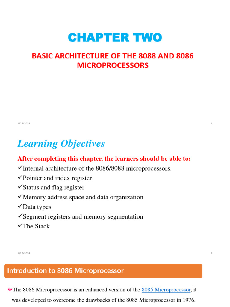 Chapter Two | PDF | Pointer (Computer Programming) | Central Processing Unit