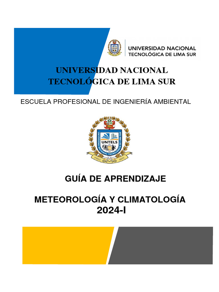 GUIA DE APRENDIZAJE EN METEOROLOGiA Y CLIMATOLOGiA | PDF | Meteorología ...