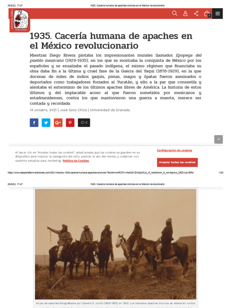 Cacería Humana de Apaches Broncos en El México Revolucionario | PDF | apache | México