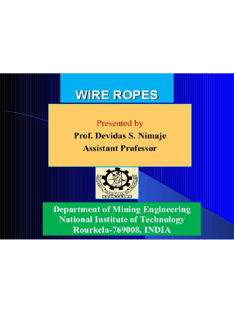Wire Ropes | PDF