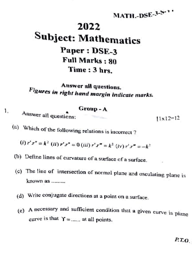 Dse 3 | PDF | Curvature | Geometric Objects