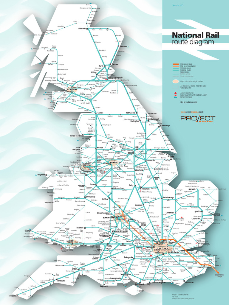 Comprehensive UK Rail Lines Overview | PDF | Association Football Clubs ...