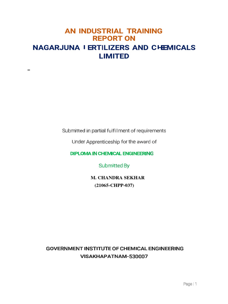NFCL Report | PDF | Fertilizer | Soil