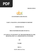 Work Experience Report Template | PDF | Engineer | Employment