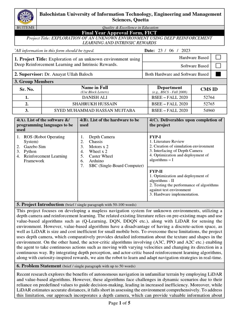 FYP PROP-ver1.1 | PDF | Lidar | Computing