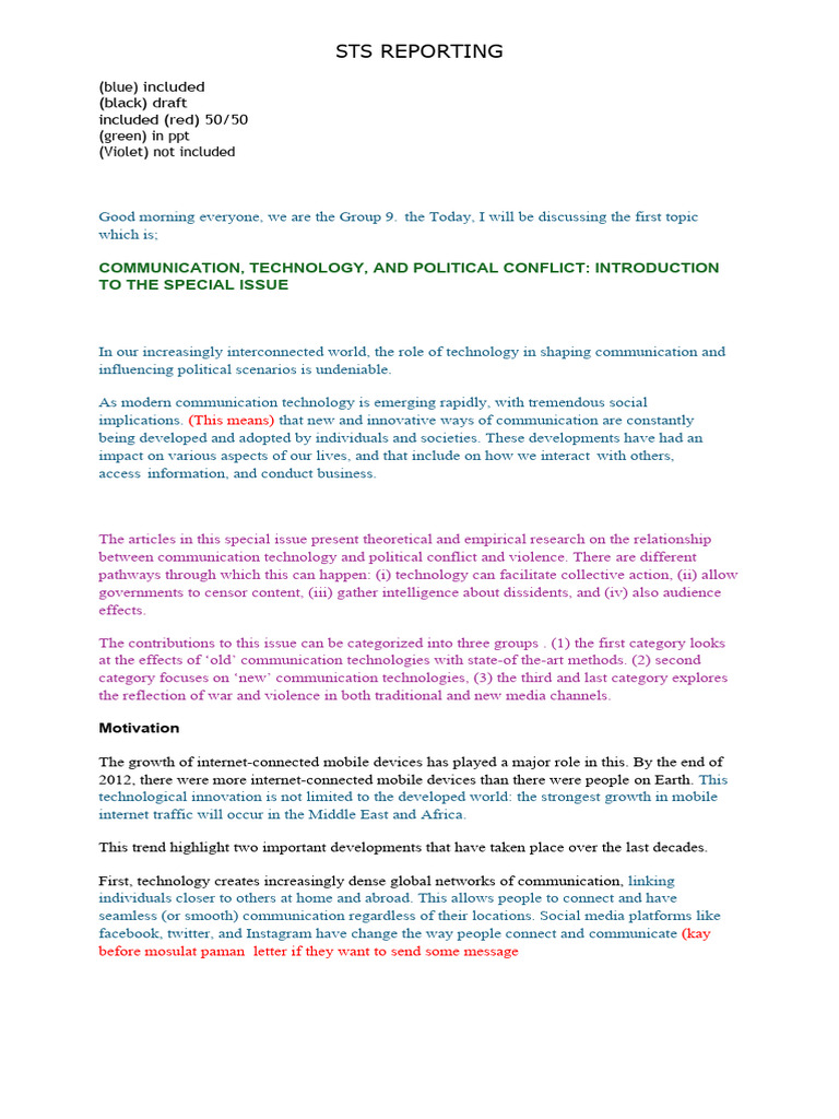 Reporting Script in STS | PDF | Computer Network | Information