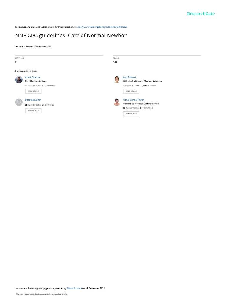 Normal Newborn | PDF | Neonatology | Infants