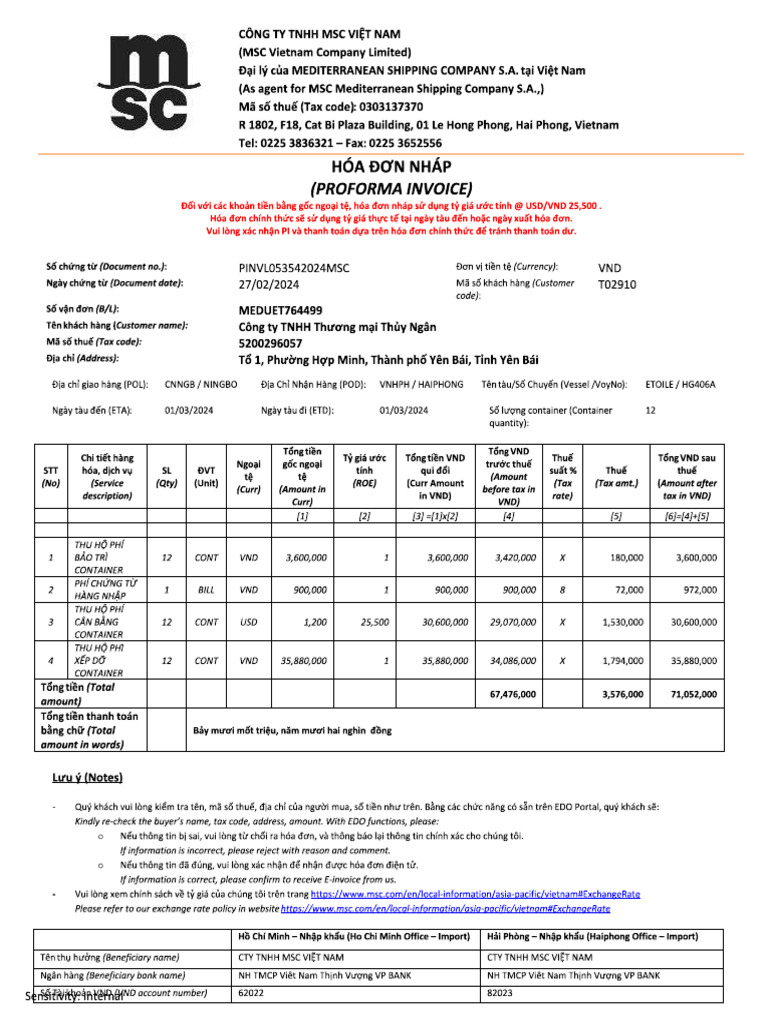 Draft Inv Meduet764499 | PDF