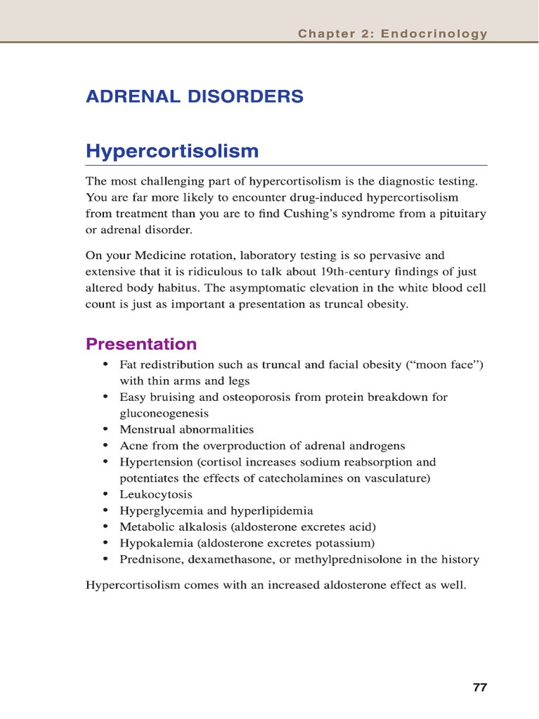Master the Wards - Internal Medicine_1 | PDF | Adrenal Gland | Endocrine System