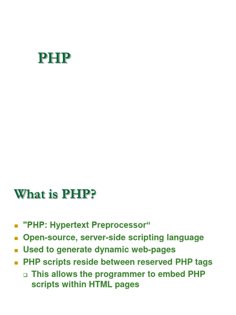 Php-Notes Module 1 | PDF | Http Cookie | Php
