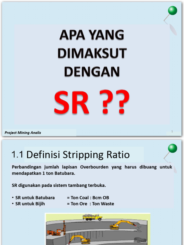 Definisi dan Penghitungan Stripping Ratio | PDF