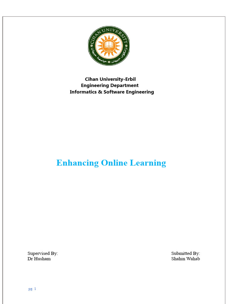 Enhancing Online Learning | PDF | Educational Technology | Learning