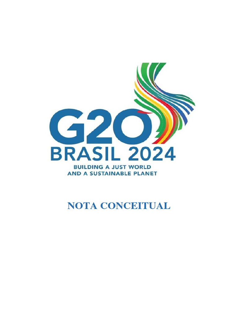 G20 Brazil - Concept Note (PT) | PDF | Sustentabilidade | Aquecimento ...