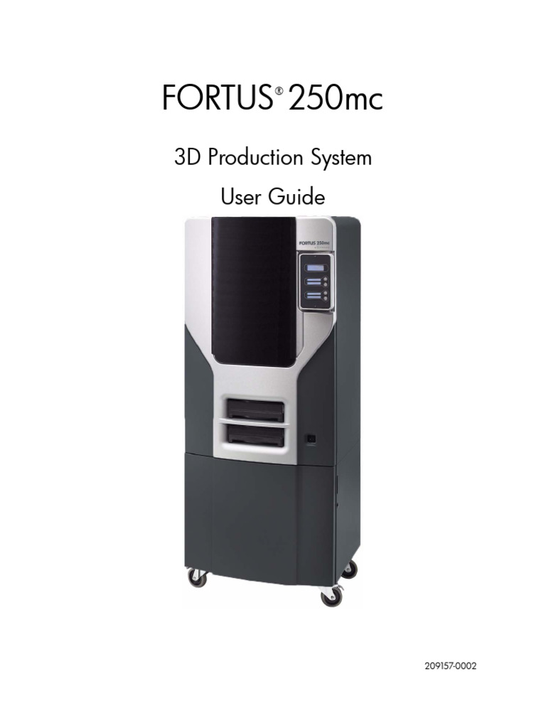 Fortus 250mc User Guide | PDF | Ip Address | Internet Protocols