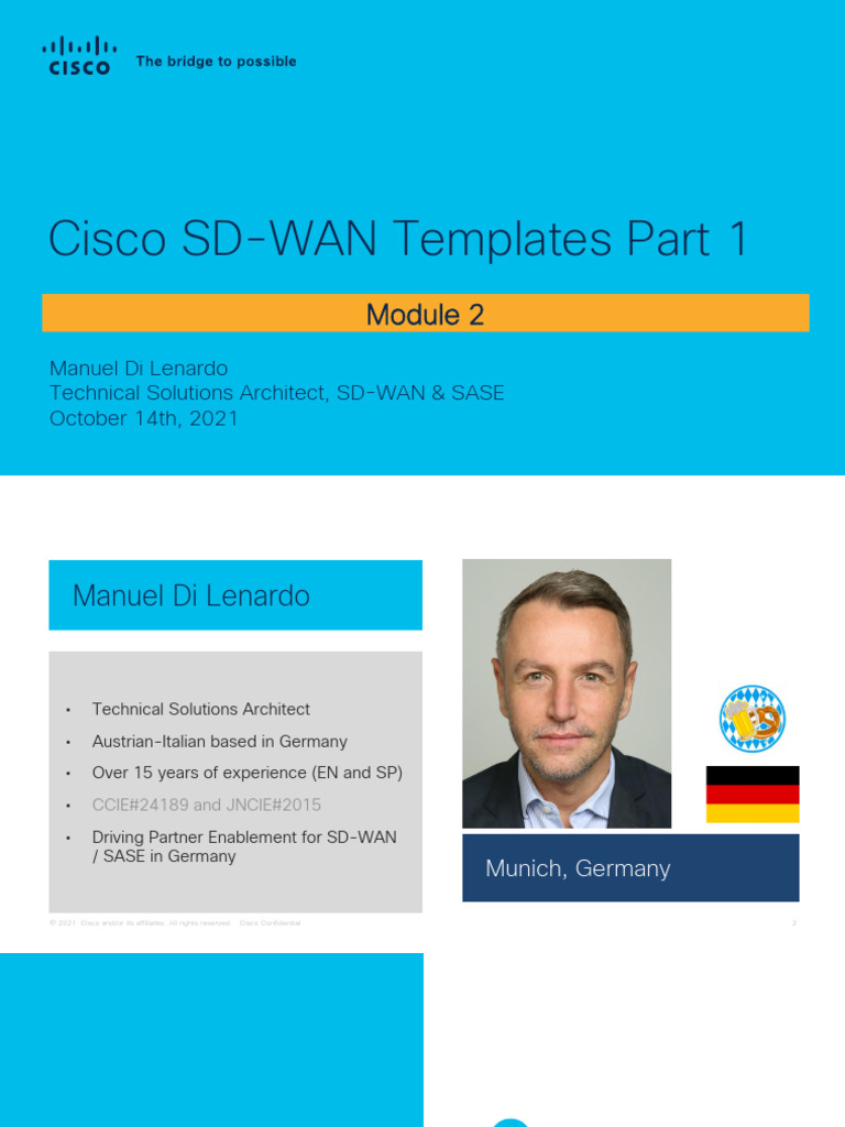 Cisco SD WAN Module 2 Templates Part 1 Feature and Device | PDF ...