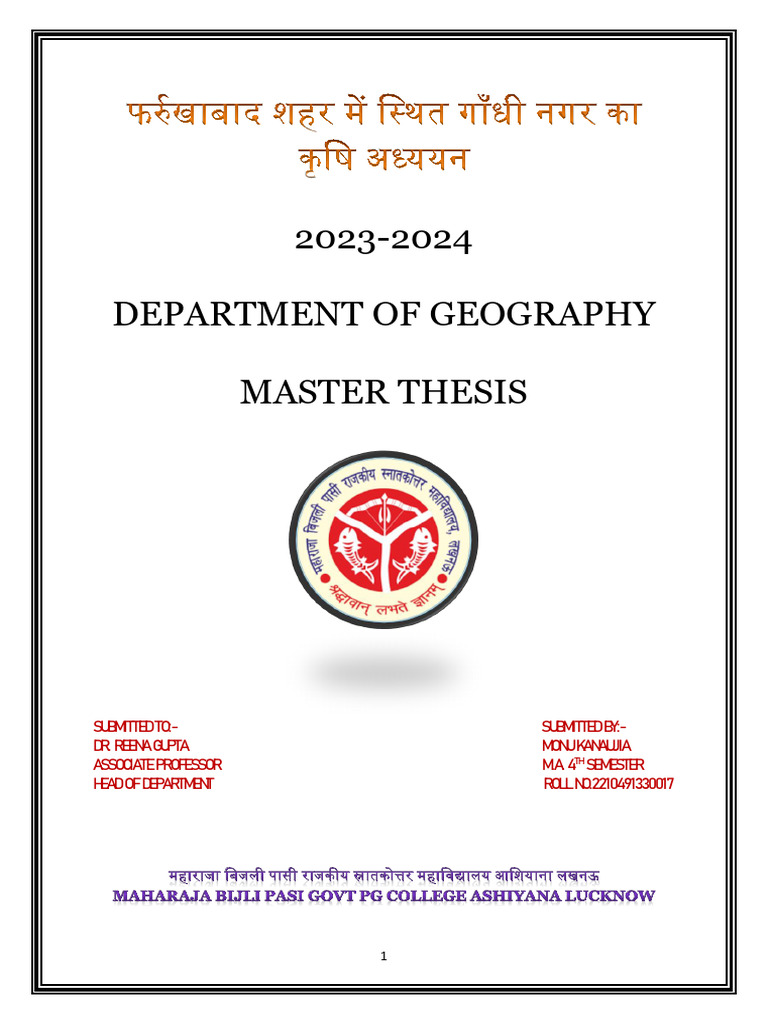 Master Thesis 2024 | PDF