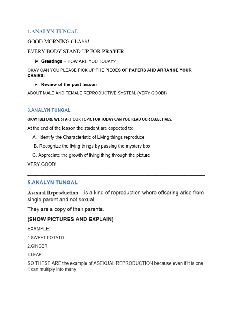 SCIENCE DEMO GRADE 3 FINAL | PDF | Reproduction | Sexual Reproduction