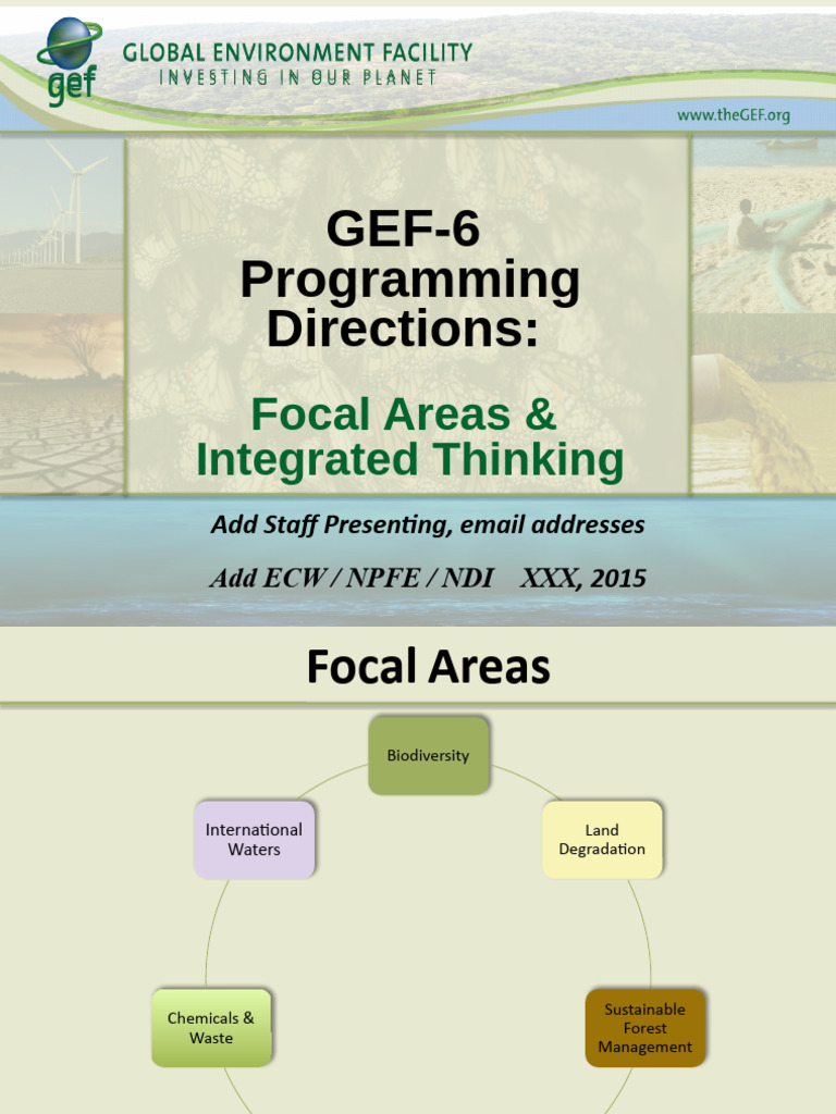 GEF 6 Programming June 11 MZ AS AH UA DR LK | PDF | Global Environment ...