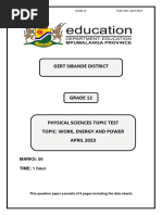 Physical Sciences P1 Nov 2023 GRADE 11 MEMO | PDF | Force | Electricity