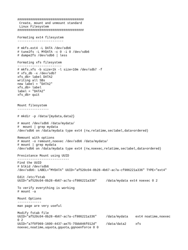 02_Creating_File_Systems | PDF