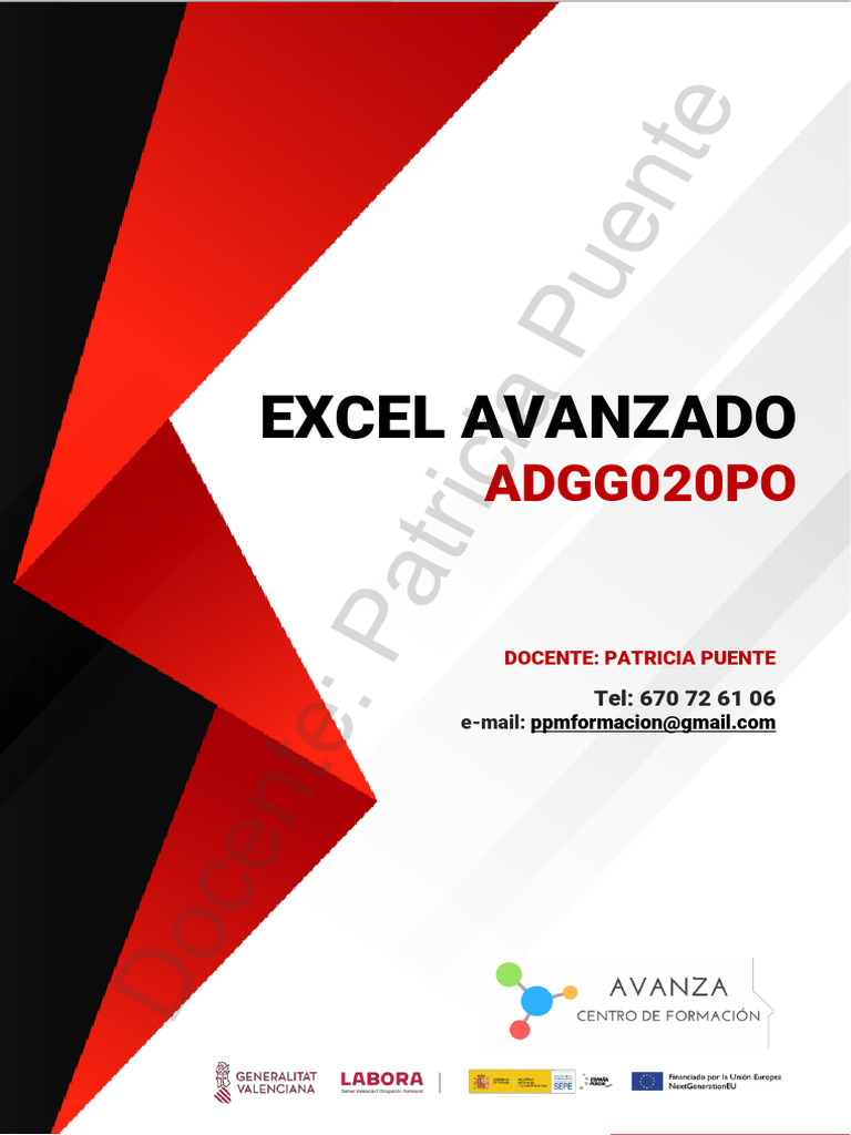 EXCEL AVANZADO Unidad 2. Bases de Datos | Descargar gratis PDF | Microsoft Excel | Bases de datos